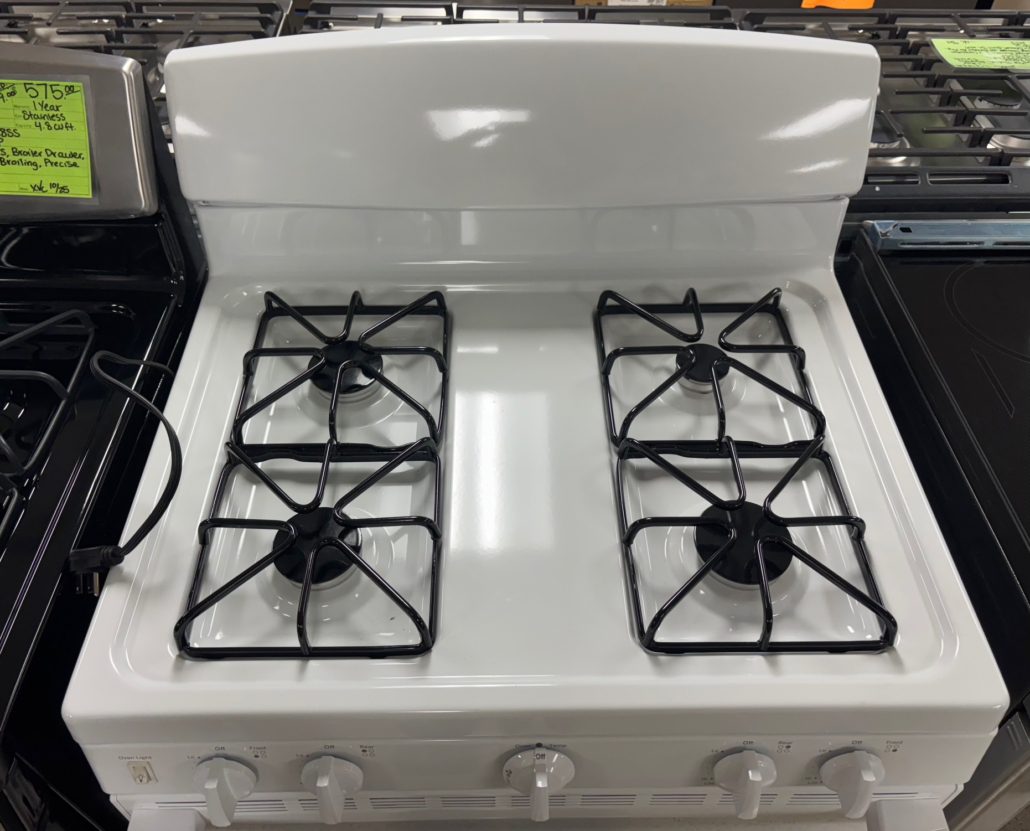 *Scratch & Dent* NEW GE Natural Gas Range Oven JGBS30DEK6WW, White - 1 ...
