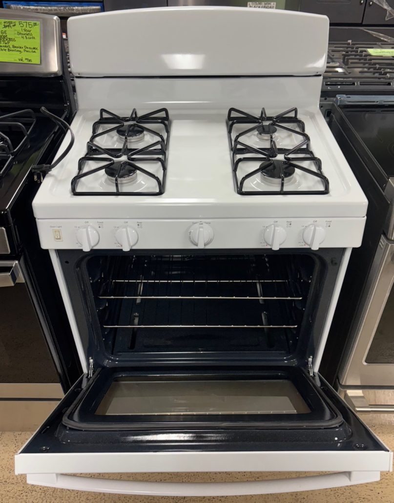*Scratch & Dent* NEW GE Natural Gas Range Oven JGBS30DEK6WW, White - 1 ...